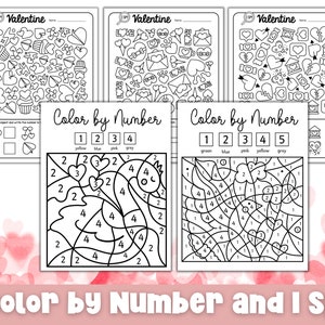 Valentines Day Activity, Valentines Day Coloring, Coloring Activity ...