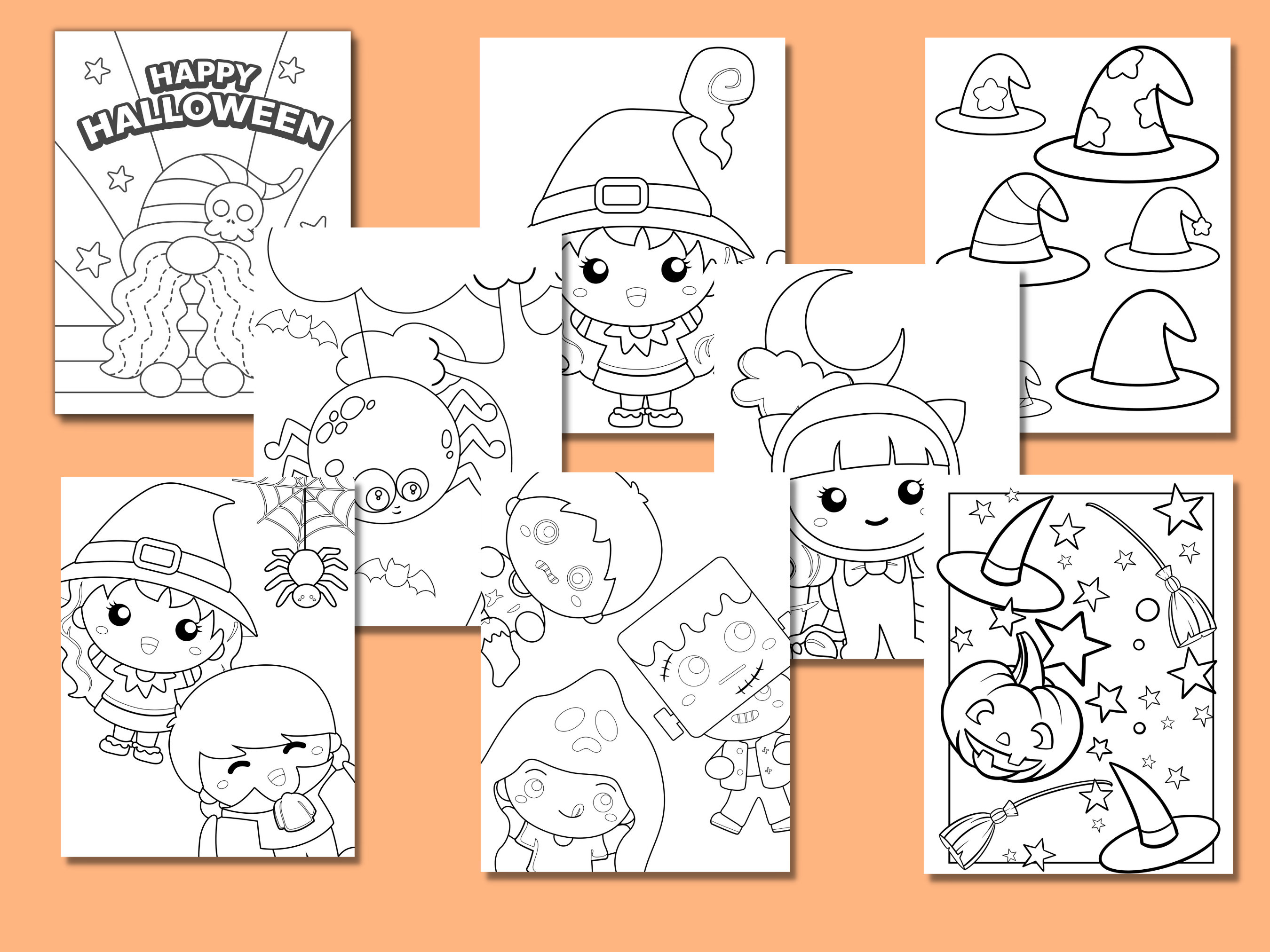 Halloween Coloring Pages, Coloring Book, Halloween, Halloween ...