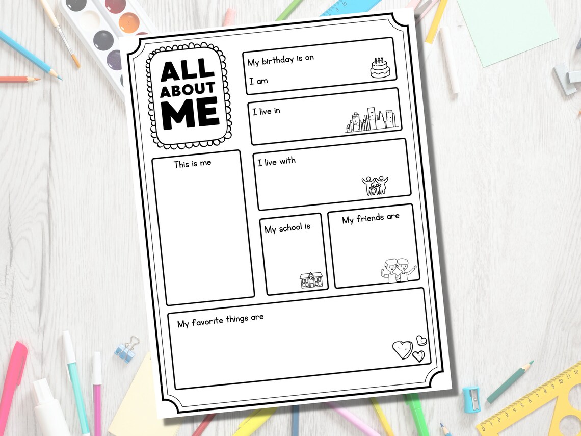 Printable Back to School Activity, Back to School, Instant Download ...