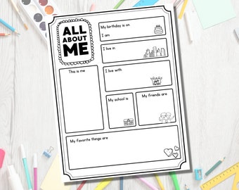 Printable Back to School Activity, Back to School, Instant Download ...