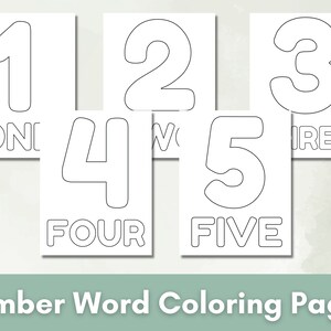 1-10, Number Tracing, Preschool Worksheet Printable, Handwriting ...