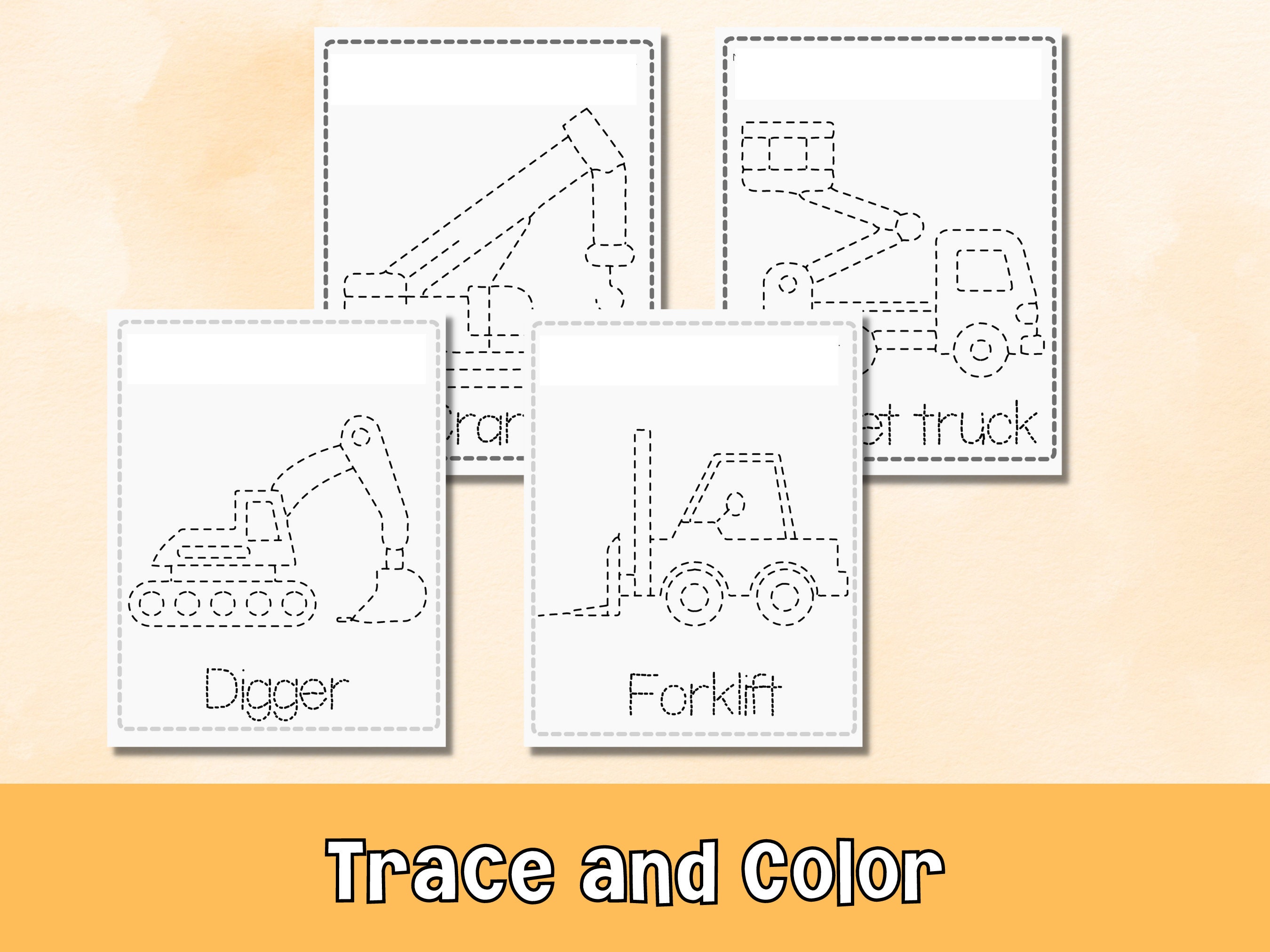 Construction Vehicle Coloring Pages, Coloring Pages for Kids ...