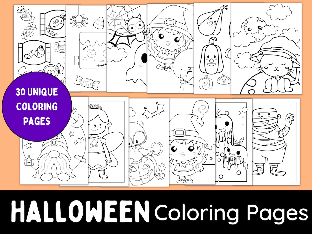 Halloween Coloring Pages, Coloring Book, Halloween, Halloween ...