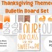 Thanksgiving Bulletin Board, Classroom Bulletin Board, Digital Download ...