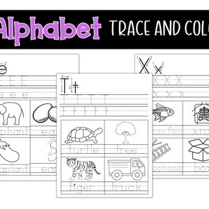 Alphabet Tracing, Tracing Letters, ABC, Alphabet, Preschool Activities ...