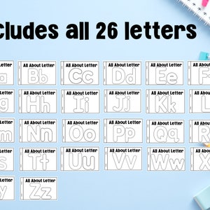 ABC Book, Alphabet Book, ABC, Alphabet, Letters, Alphabet Mini Book ...