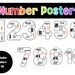 Number Posters, Classroom Decor, Classroom Posters, Numbers, Counting ...