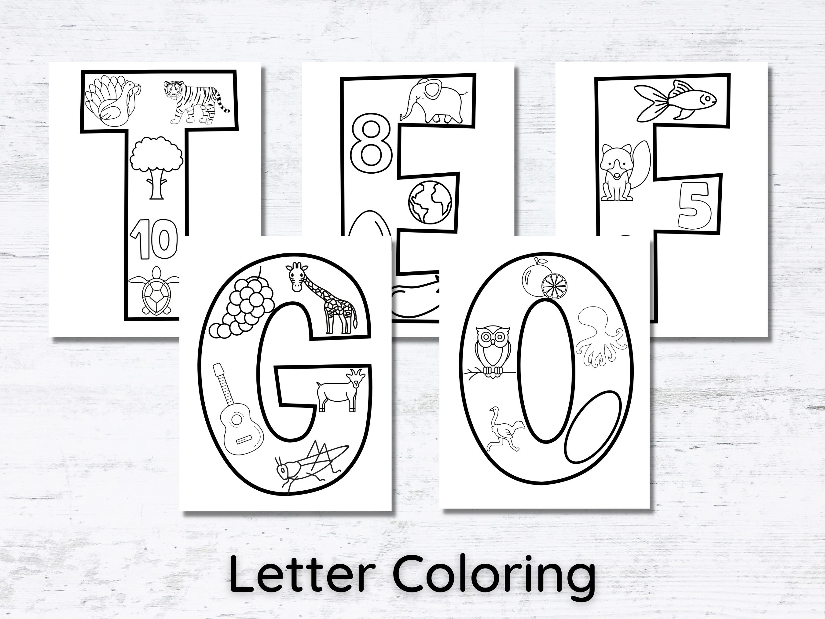 Alphabet Activities, ABC Worksheet, Letters A-Z, Learning Letters ...