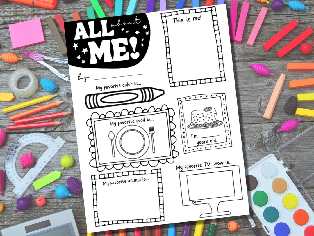 Printable Back to School Activity, Back to School, Instant Download ...