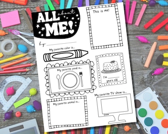 Printable Back to School Activity, Back to School, Instant Download ...