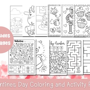 Valentines Day Activity, Valentines Day Coloring, Coloring Activity ...