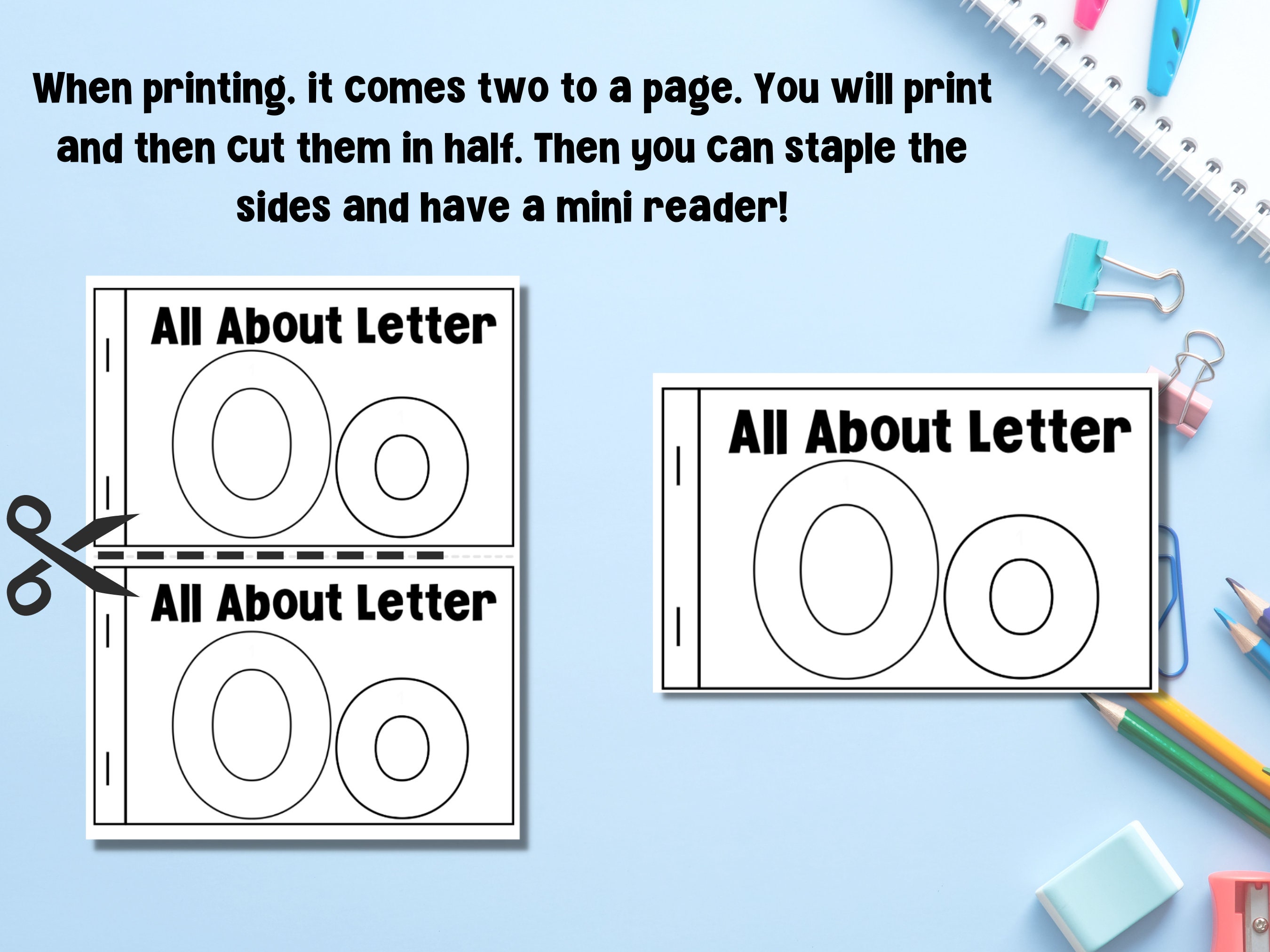 ABC Book, Alphabet Book, ABC, Alphabet, Letters, Alphabet Mini Book ...