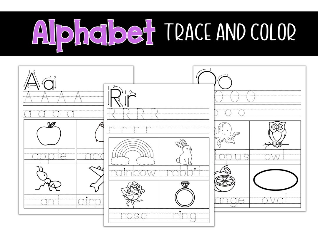 Alphabet Tracing, Tracing Letters, ABC, Alphabet, Preschool Activities ...