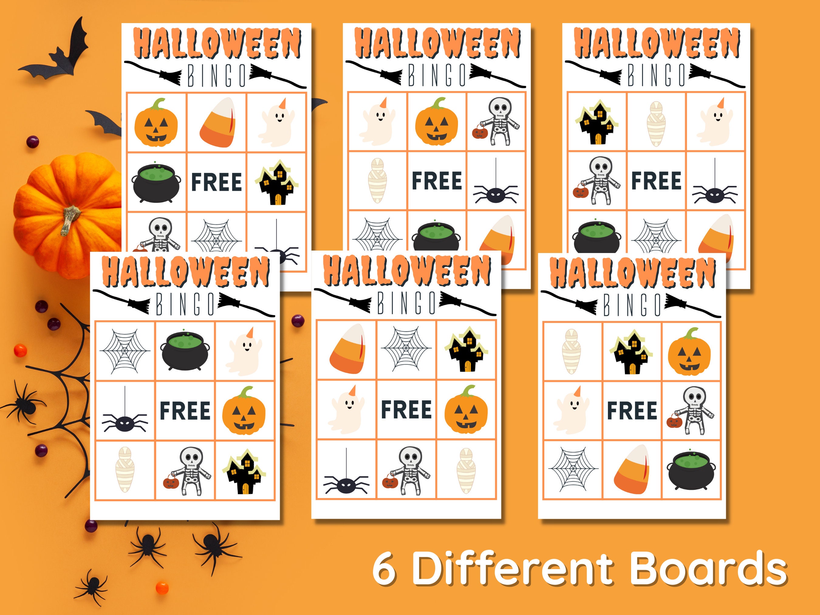 Halloween Bingo, Halloween Games, Halloween Activities, Halloween Party ...