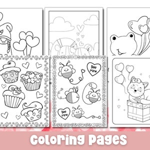 Valentines Day Activity, Valentines Day Coloring, Coloring Activity ...