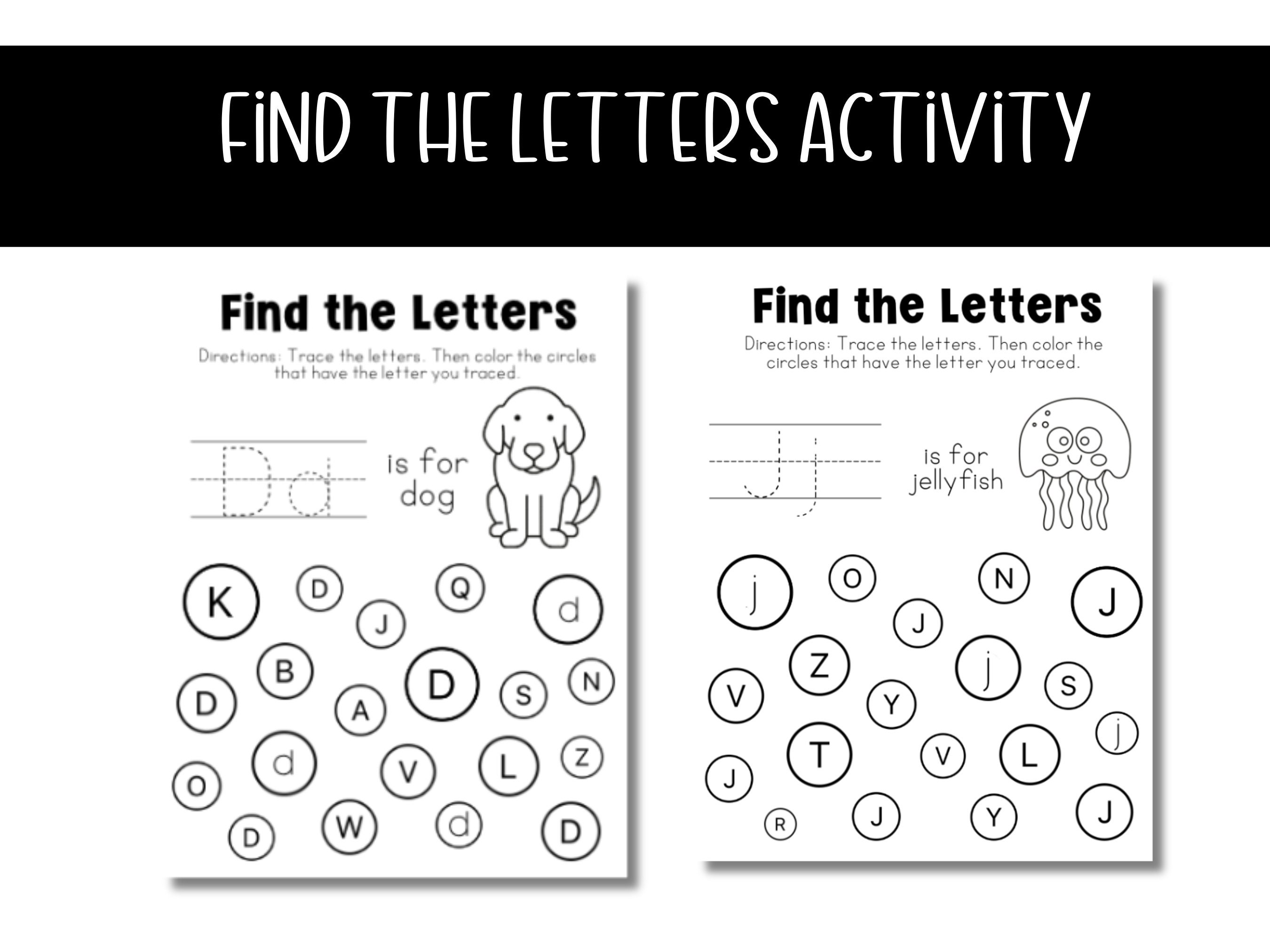 Alphabet Tracing Sheets Digital Download | Educational Printable for ...