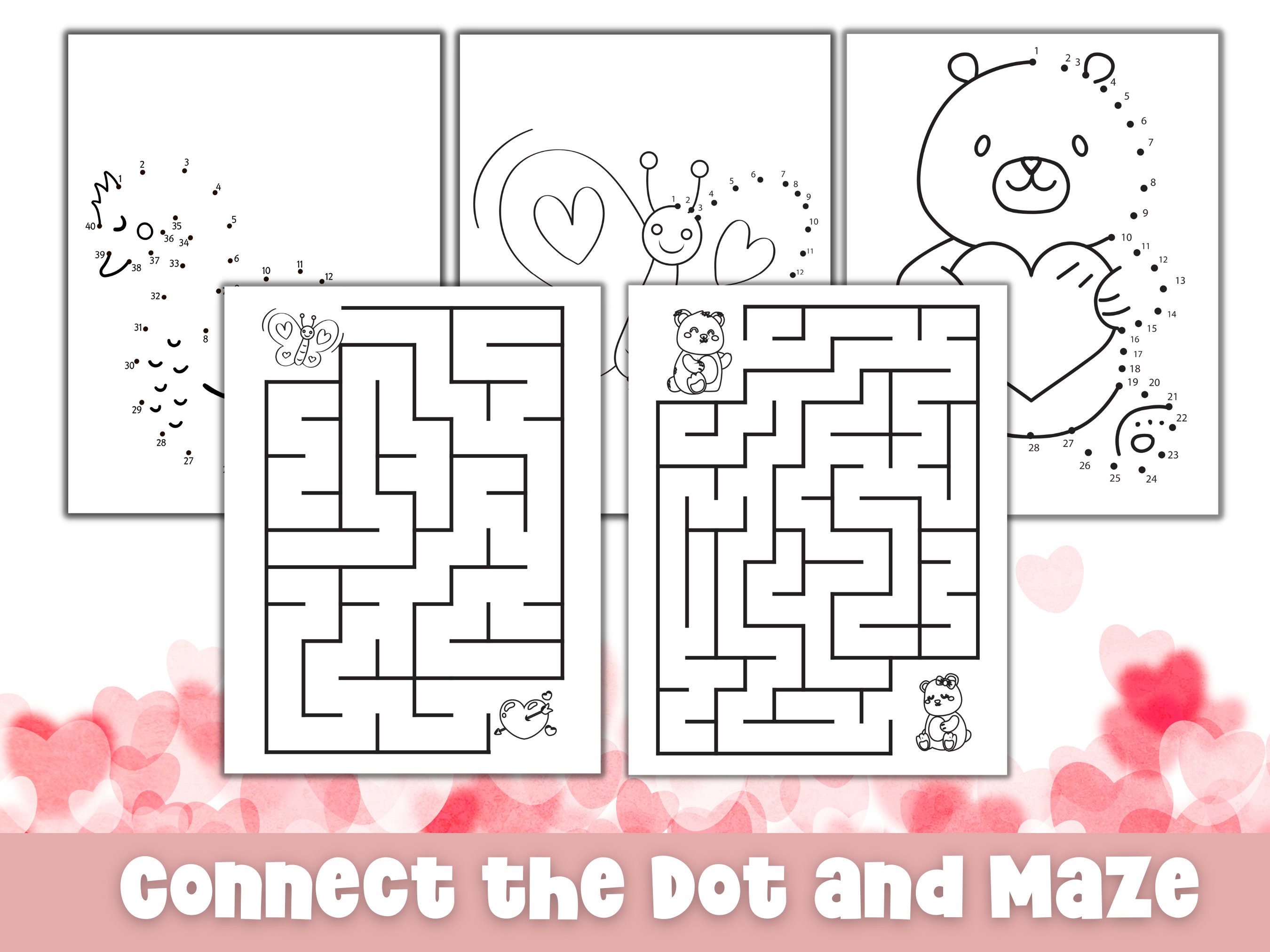 Valentines Day Activity, Valentines Day Coloring, Coloring Activity ...