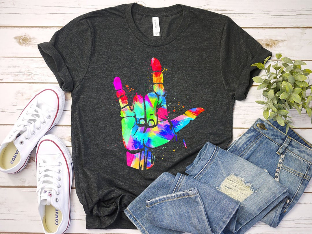 I Love You Shirt, Ily Tee, Sign Language, I Love You Tee, Rock'n Roll ...