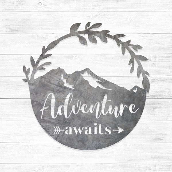 Adventure Metal Sign - Etsy