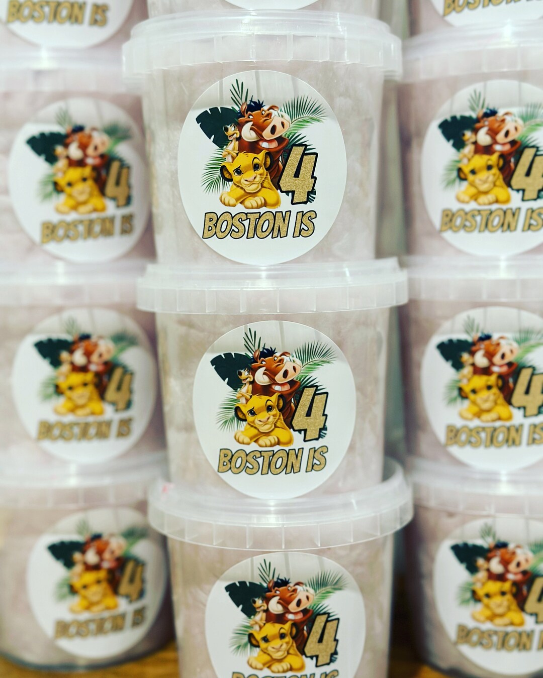 Lion King Fairy/candy Floss Tubs - Etsy