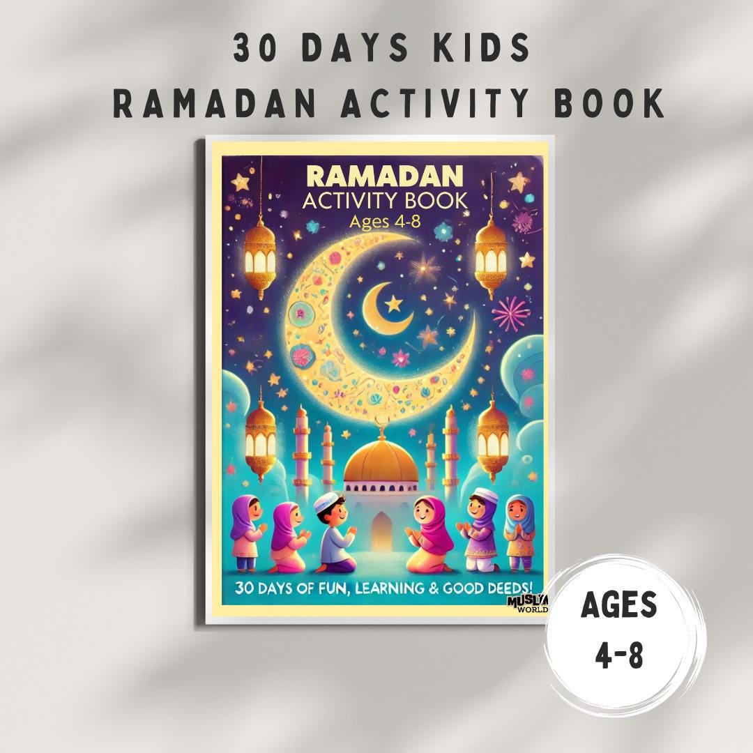 Ramadan Activity Book for Kids | Printable Islamic Activities, Coloring ...