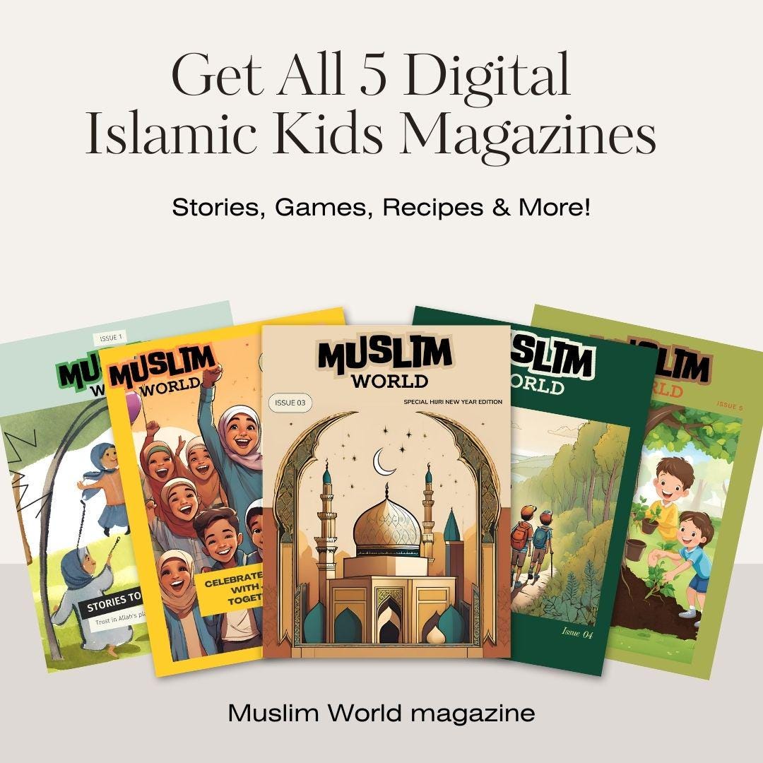 5 Islamic Kids Digital Magazines – Muslim World Magazine Bundle ...