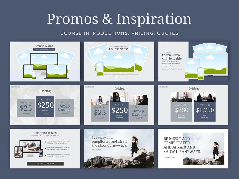 Masterclass Canva Template, INSTANT DOWNLOAD, Webinar Slides ...