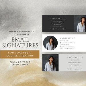 Email Signature Canvatemplate Modern Email Signature Template Logo ...