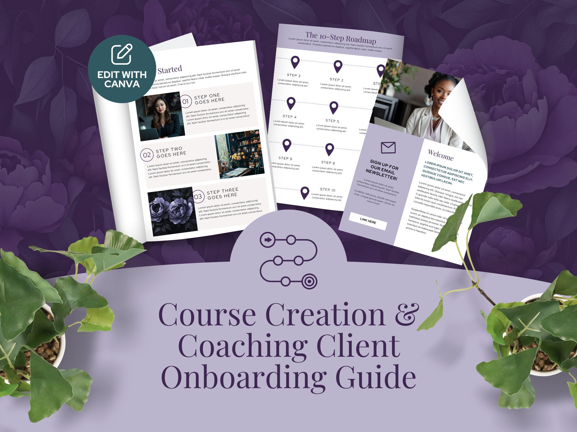 Coaching Client Welcome Packet Canva Onboarding Template Welcome Packet ...
