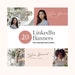 Linkedin Banner Canva Template Coach Profile Personal Branding ...