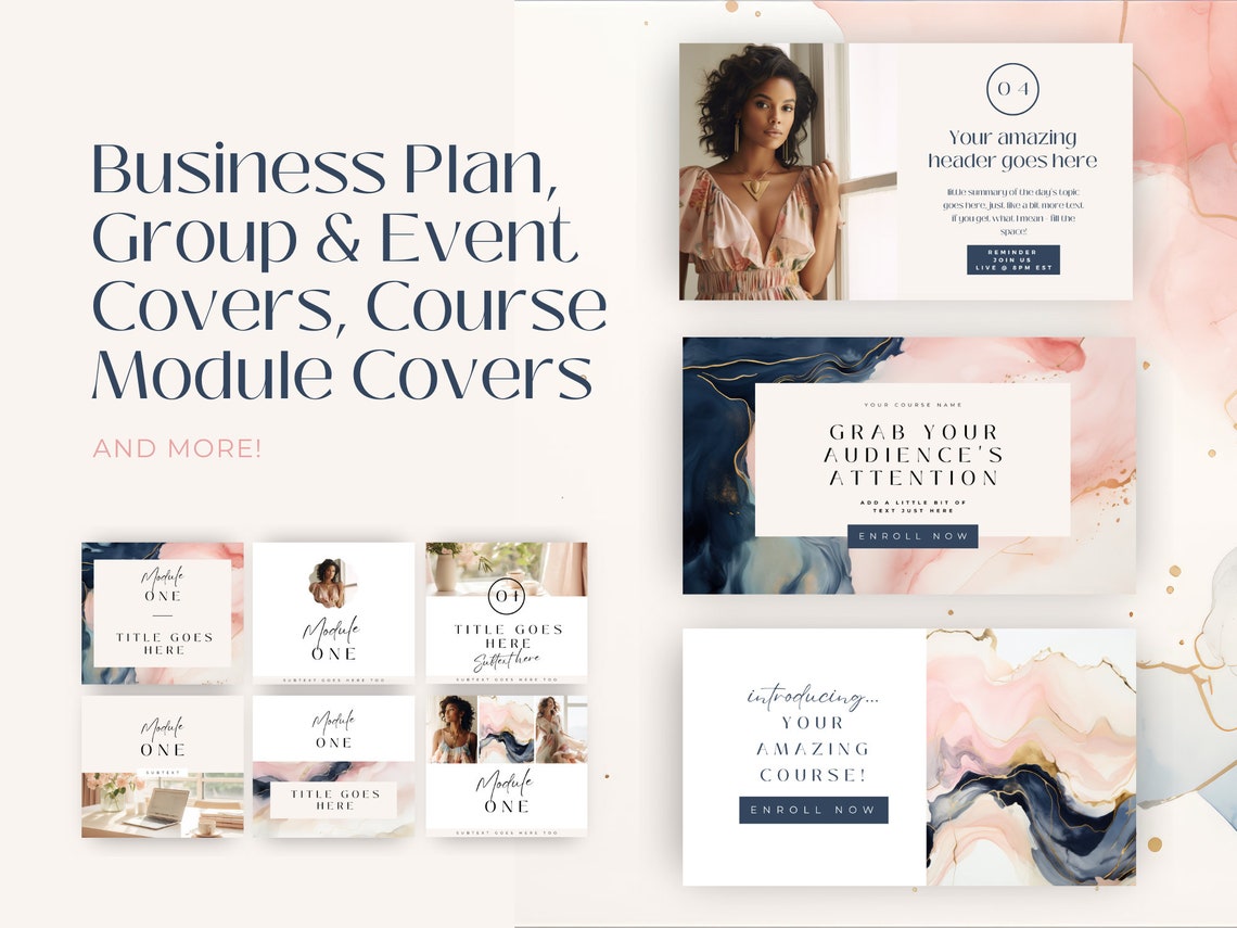 Done for You Course Creator Bundle, Canva Template, Course Creator ...