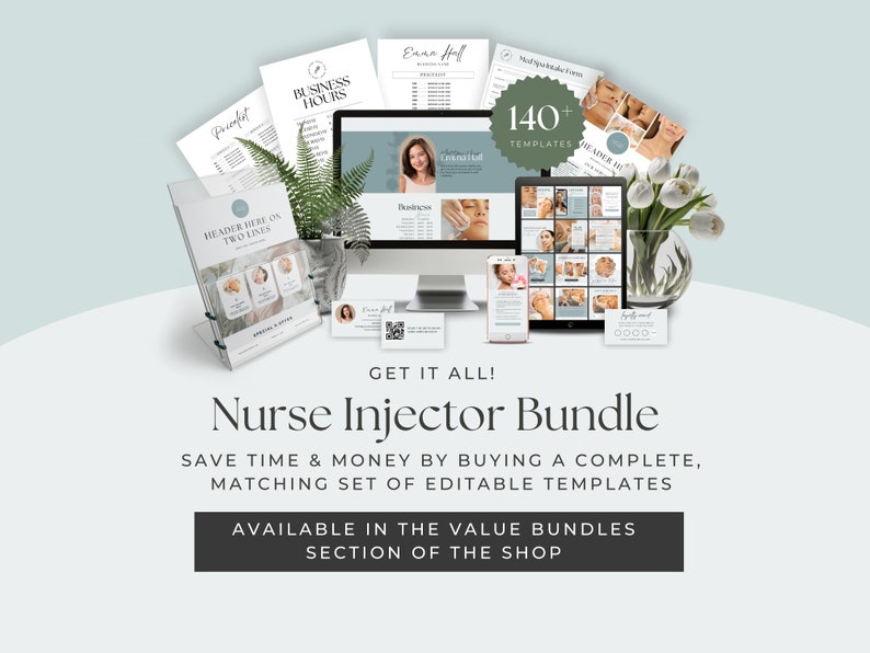 Acuity Scheduling Template Nurse Injector Acuity Template Medspa Booking Site Template Nurse ...