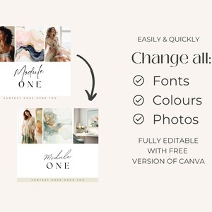 Module Cover Templates, Course Creator Templates, Online Course Module ...