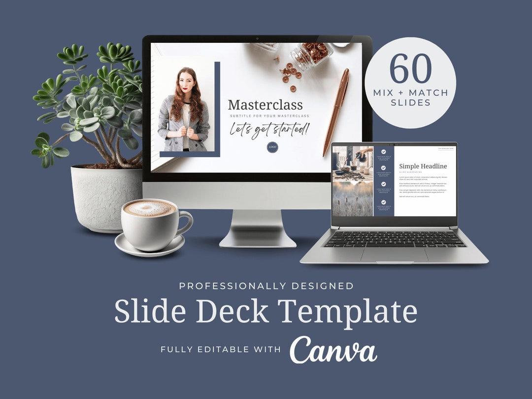 Masterclass Canva Template, INSTANT DOWNLOAD, Webinar Slides ...