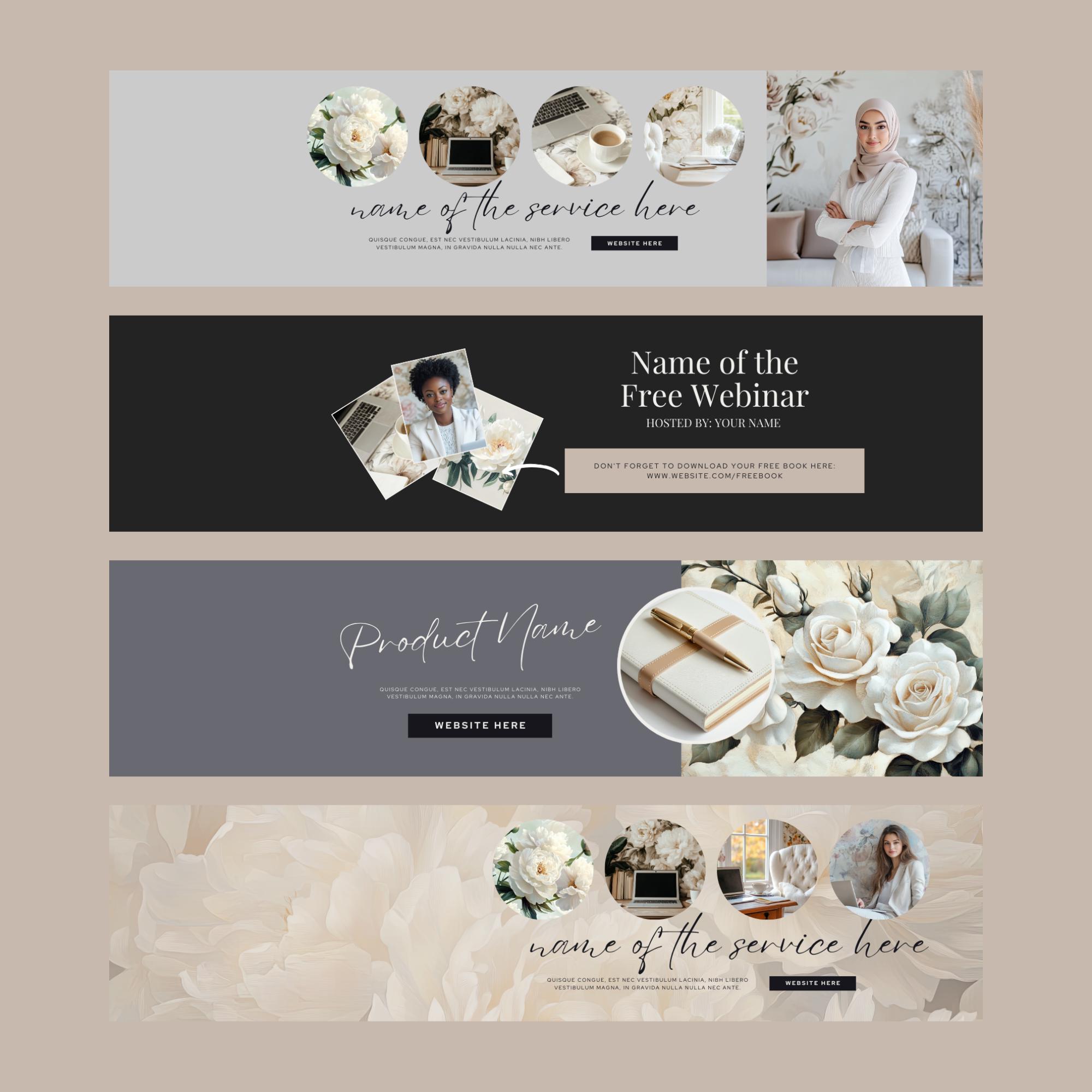 Coach Linkedin Canva Editable Template Course Creator Profile Personal ...