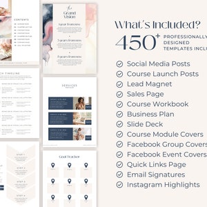 Done for You Course Creator Bundle, Canva Template, Course Creator ...