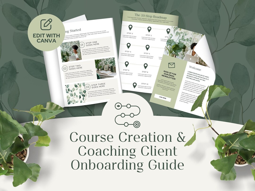 Onboarding Guide for Coaches Client Welcome Packet Coaching Template ...