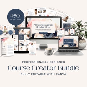 Done for You Course Creator Bundle, Canva Template, Course Creator ...