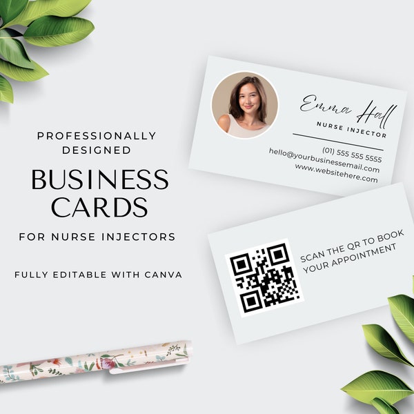 Aesthetic Injector Business Cards - Etsy Australia