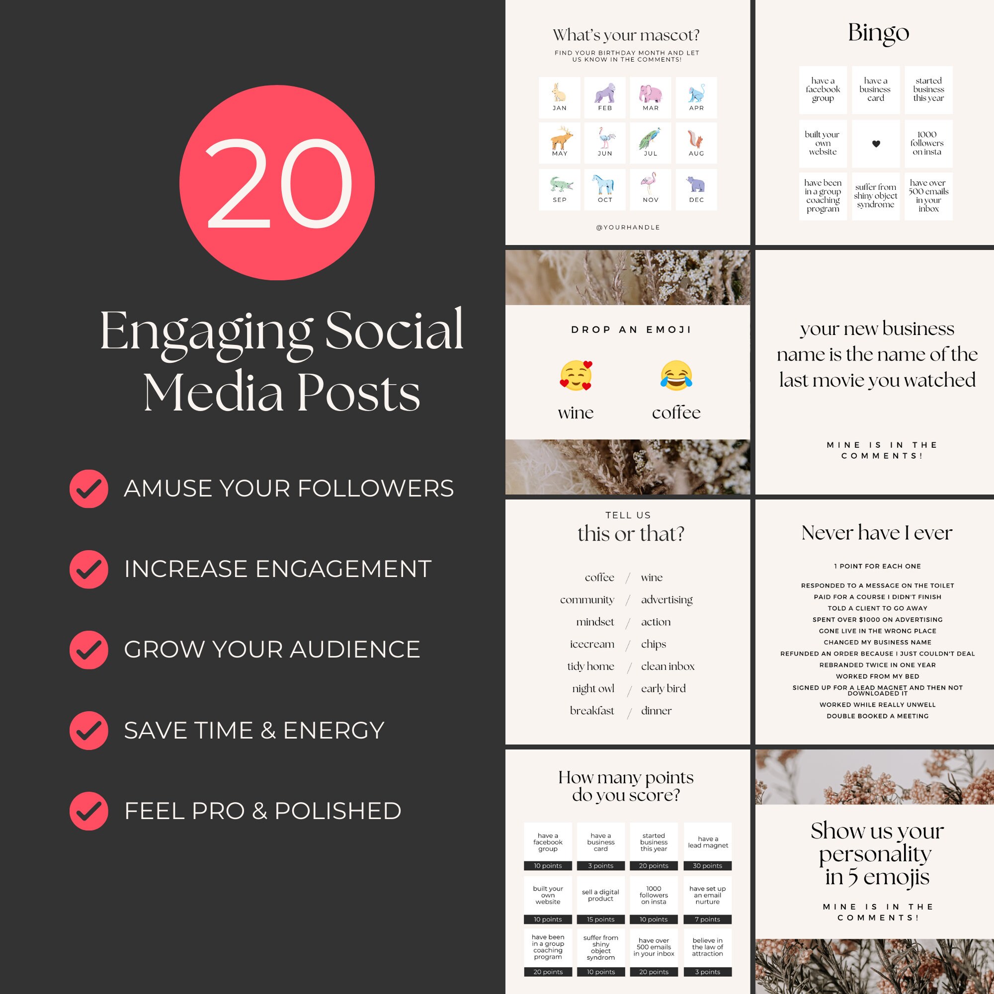 Viral Games Social Posts Network Marketing Conversation Starters ...