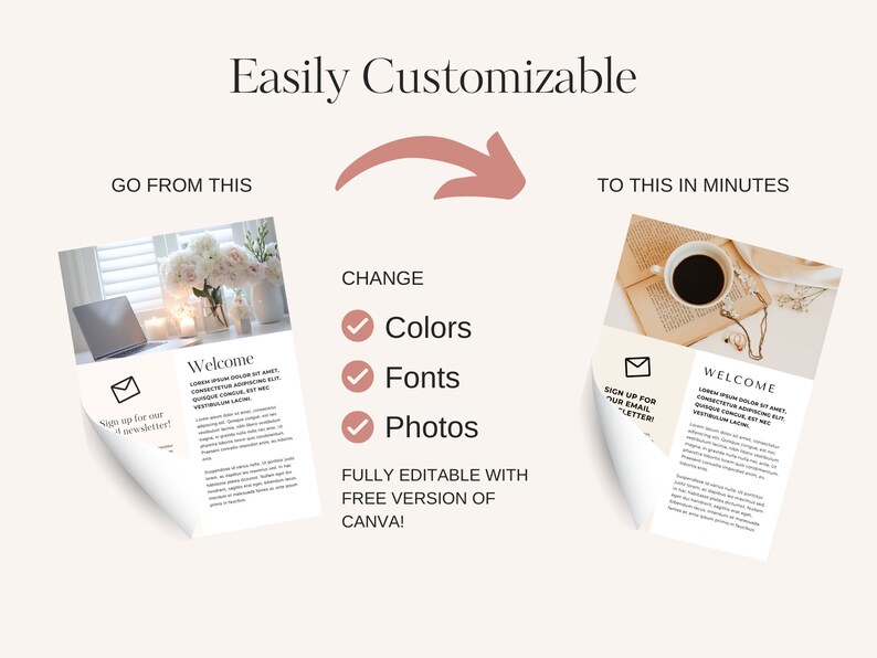 Service and Pricing Guide Canva Template Client Proposal Editable ...