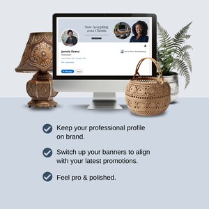 Bookkeeper Linkedin Canva Editable Template Accountant Profile Personal ...