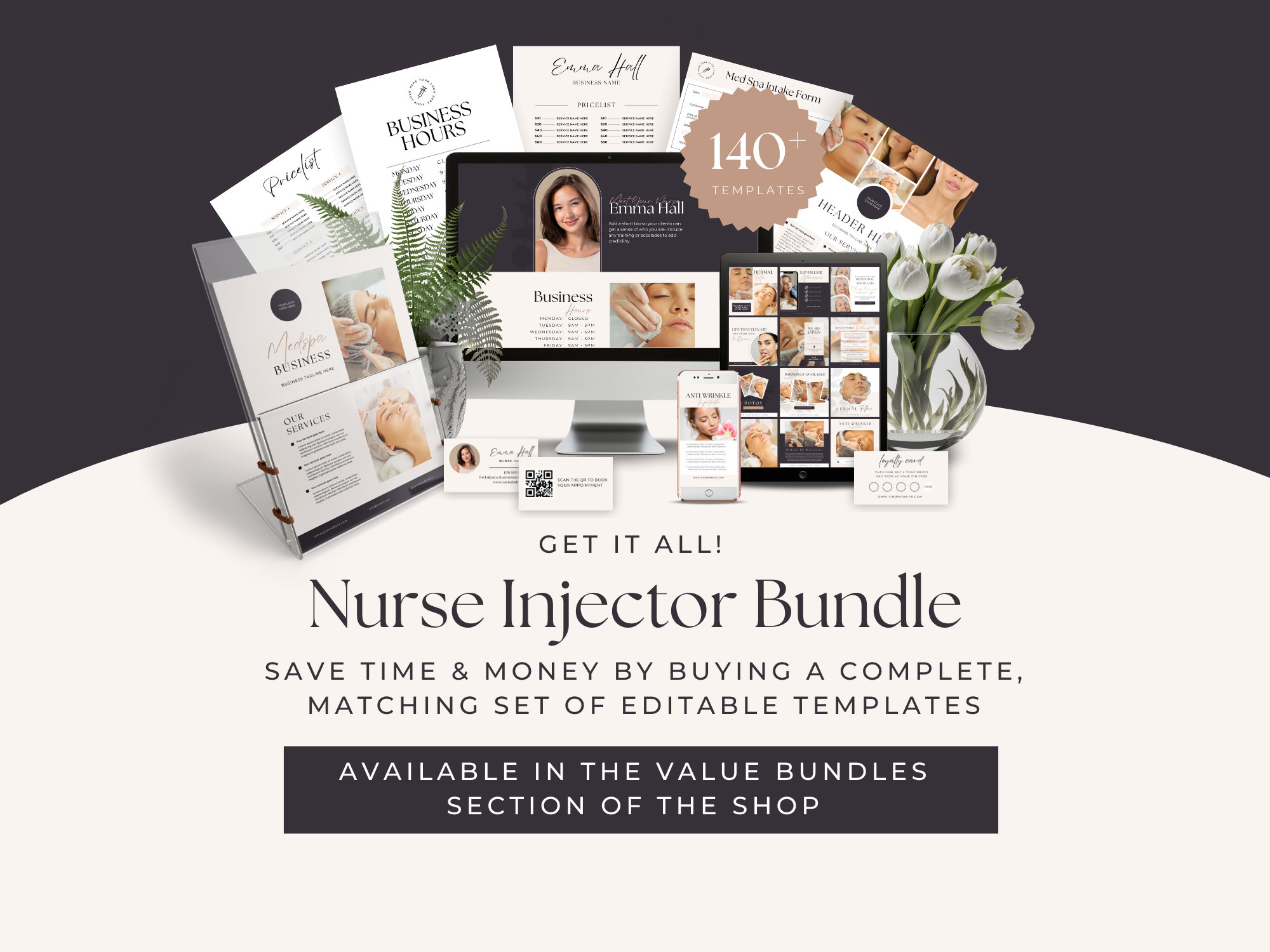 Nurse Injector Templates Editable Canva Flyer Template Aesthetics Nurse ...