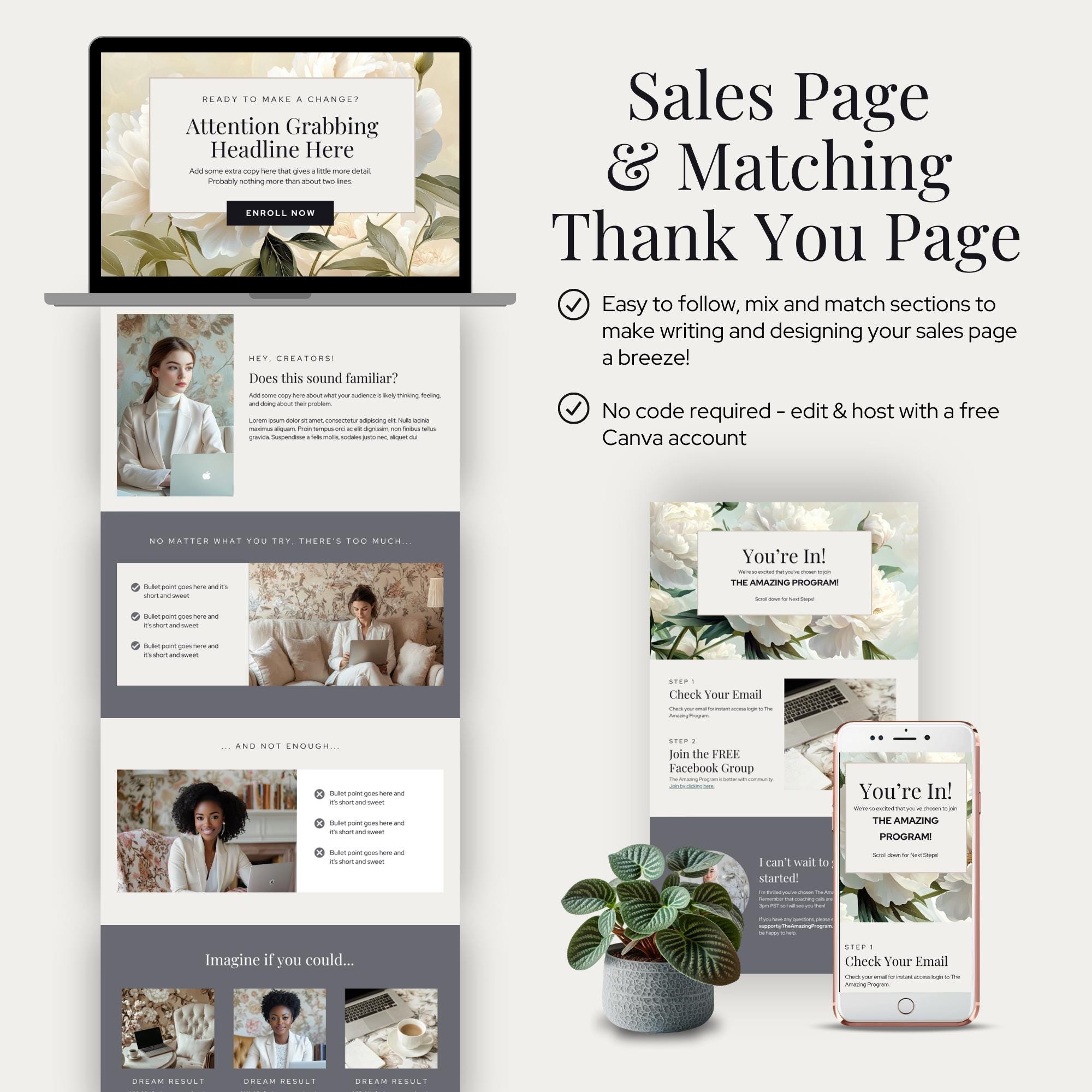 Branding Bundle Coaches Branding Kit Done for You Content Package ...