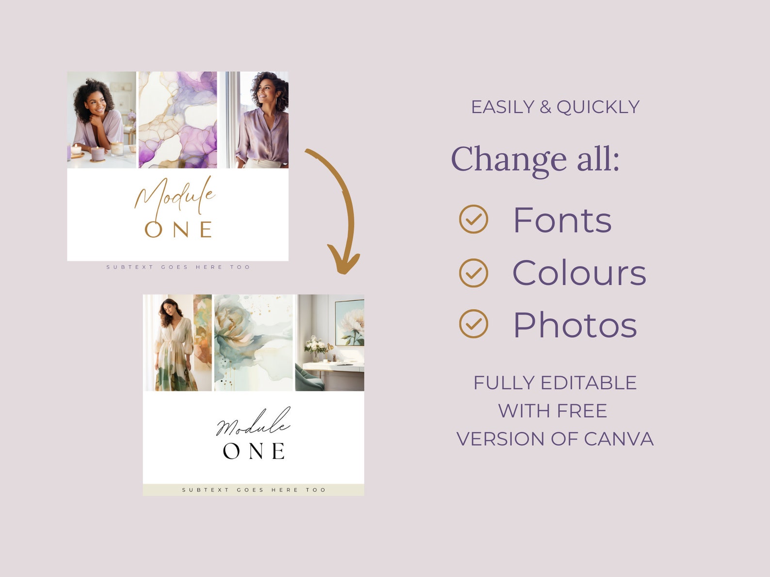 Module Cover Templates, Course Creator Templates, Online Course Module ...