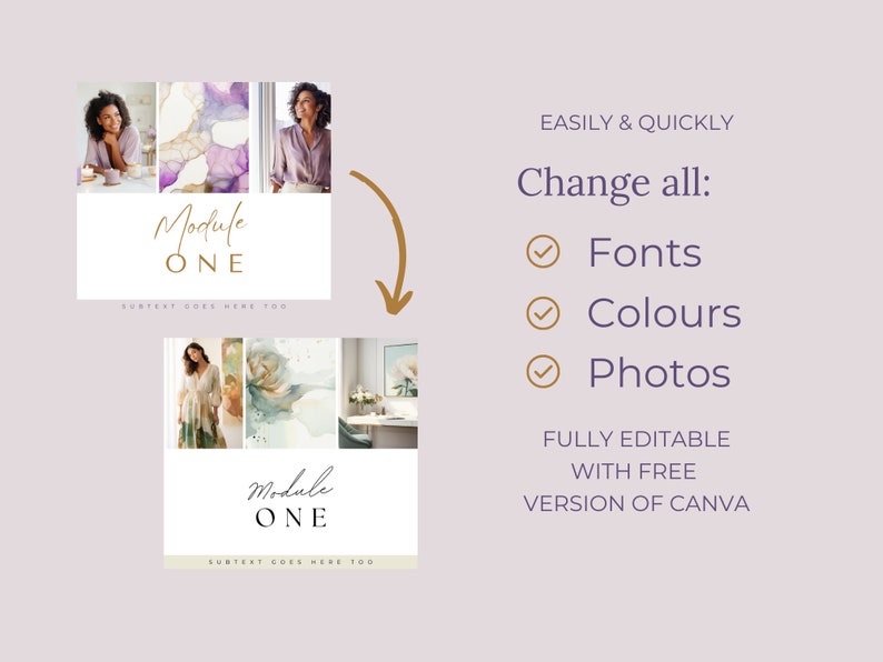 Module Cover Templates, Course Creator Templates, Online Course Module ...