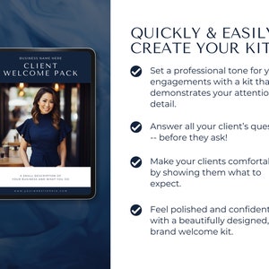 Virtual Assistant Welcome Kit, VA Proposal Template Canva, New Client ...