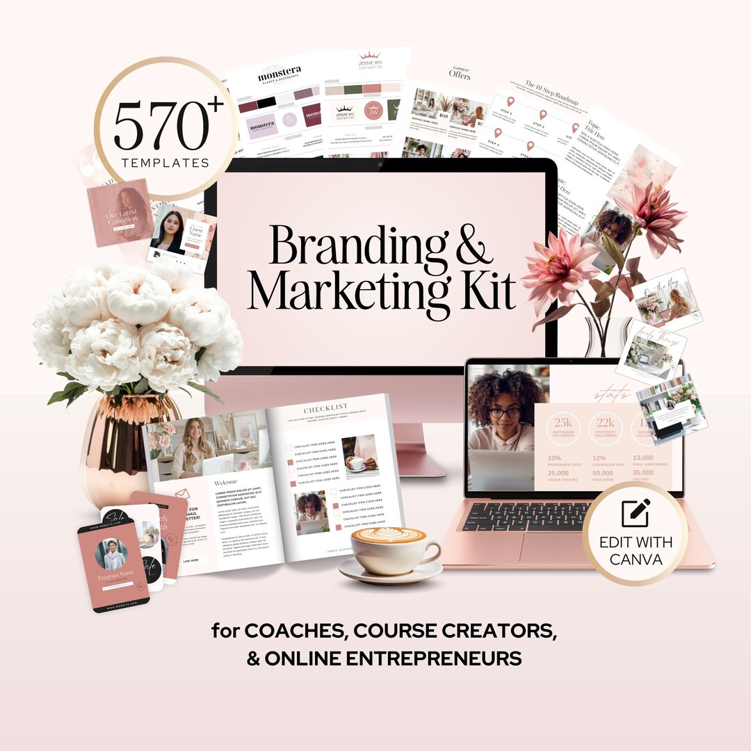 Branding Bundle for Coaches Branding Kit Done for You Content Branding ...