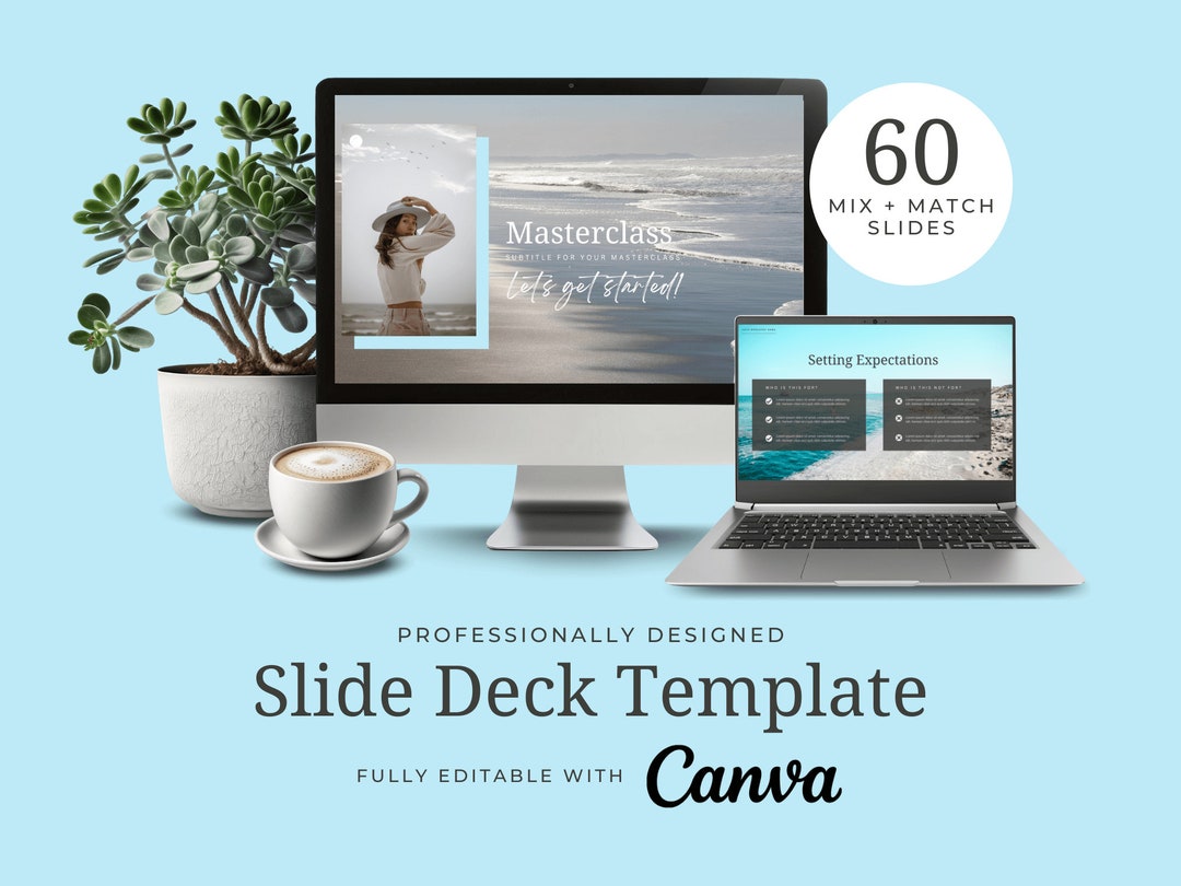 Masterclass Canva Template, INSTANT DOWNLOAD, Webinar Slides ...