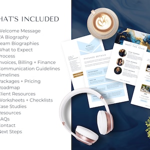 Virtual Assistant Welcome Kit, VA Proposal Template Canva, New Client ...